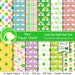 Back to School Digital Paper Pack, Kid Scrapbooking Paper Patterns ...