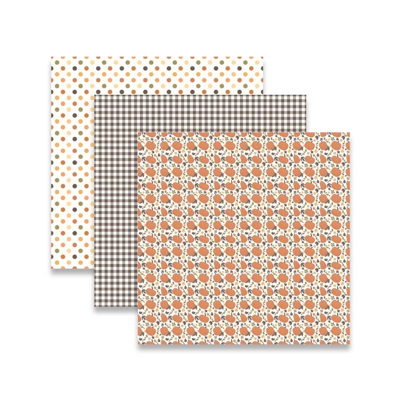 Autumn Digital Scrapbook Papers for Thanksgiving & Halloween - Etsy