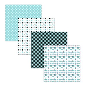 1950's Retro Sock Hop Digital Paper Pack W/ Roller Skates Lps Musical ...