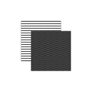 Black White Digital Scrapbook Paper Backgrounds With Stripes Chevrons ...