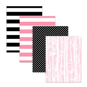 Printable Pink Flamingo Digital Papers & Backgrounds, Summer Fun ...