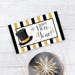 New Year's Eve Printable Bag Toppers, Black Gold Treat Candy Cookie ...