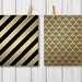 Black & Gold Digital Paper Pack for New Years Eve Scrapbook Pages ...