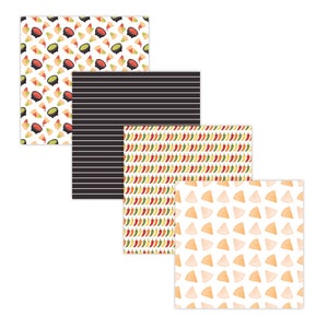 Guacamole and Salsa Digital Paper Pack for Cinco De Mayo and Mexican ...