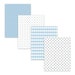 Baby Blue Digital Paper Pack With Teddy Bear & Plaid Patterns ...