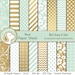 Mint Green & Gold Digital Paper Pack for Spring Weddings Anniversary ...