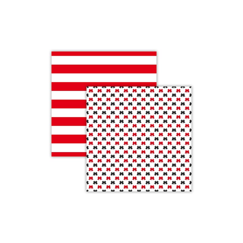 Red Black Cheer Team Seamless Digital Papers, Cheerleader Scrapbooking ...