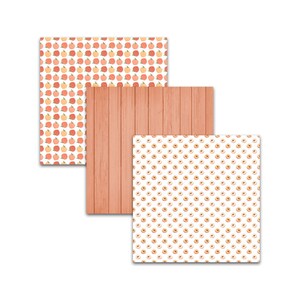 Just Peachy Peach Digital Paper Pack, Peach Fruit Scrapbook Paper ...