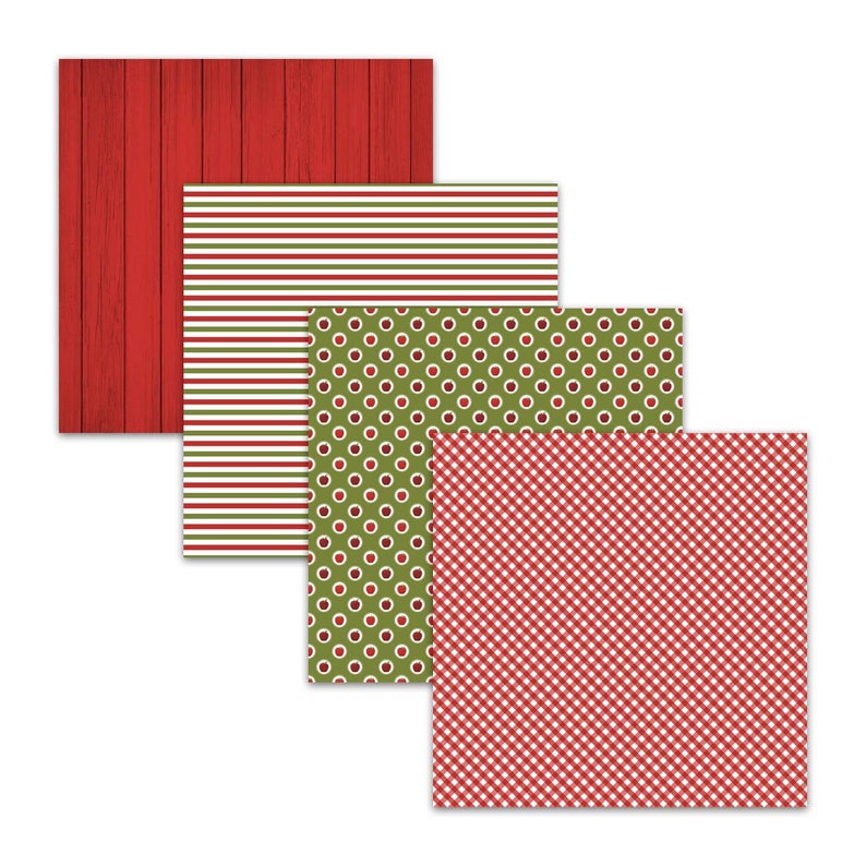 Apple Themed Digital Paper Pack With Wood Backgrounds, Fruity Digital ...