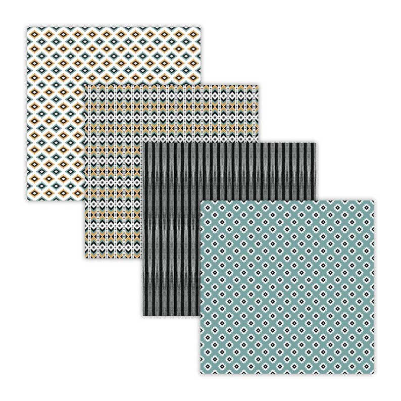Tribal Arrow Digital Paper Pack Aztec Scrapbook Papers and - Etsy