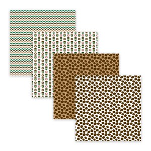 Coffee Donut Digital Papers, Coffee Bean Clipart Backgrounds, Coffee ...