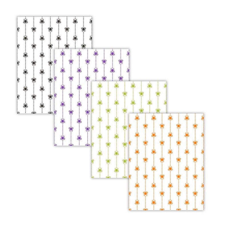 Printable Halloween Spider Web Digital Paper Pack, Spider Backgrounds ...