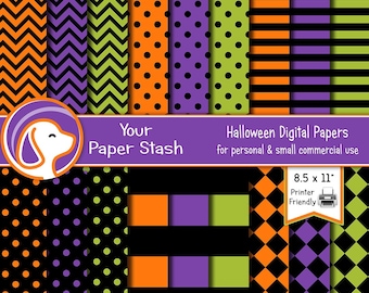Warm Autumn Digital Papers Fall Scrapbook Papers - Etsy
