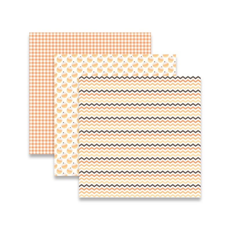 Autumn Digital Scrapbook Papers for Thanksgiving & Halloween - Etsy