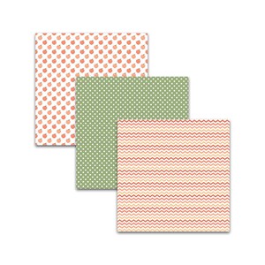 Just Peachy Peach Digital Paper Pack, Peach Fruit Scrapbook Paper ...