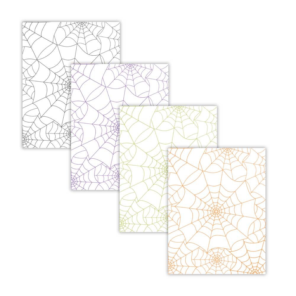 Printable Halloween Spider Web Digital Paper Pack, Spider Backgrounds ...