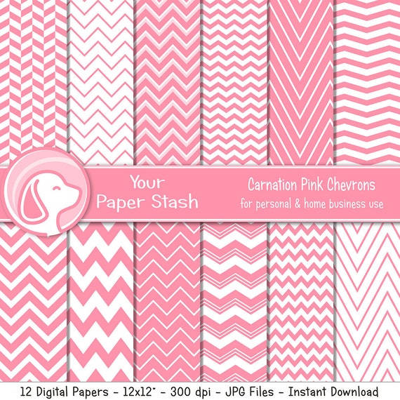Baby Girl Background Chevron