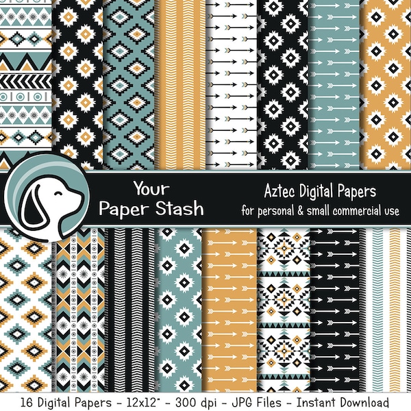 Scrapbook Paper Pack - Etsy
