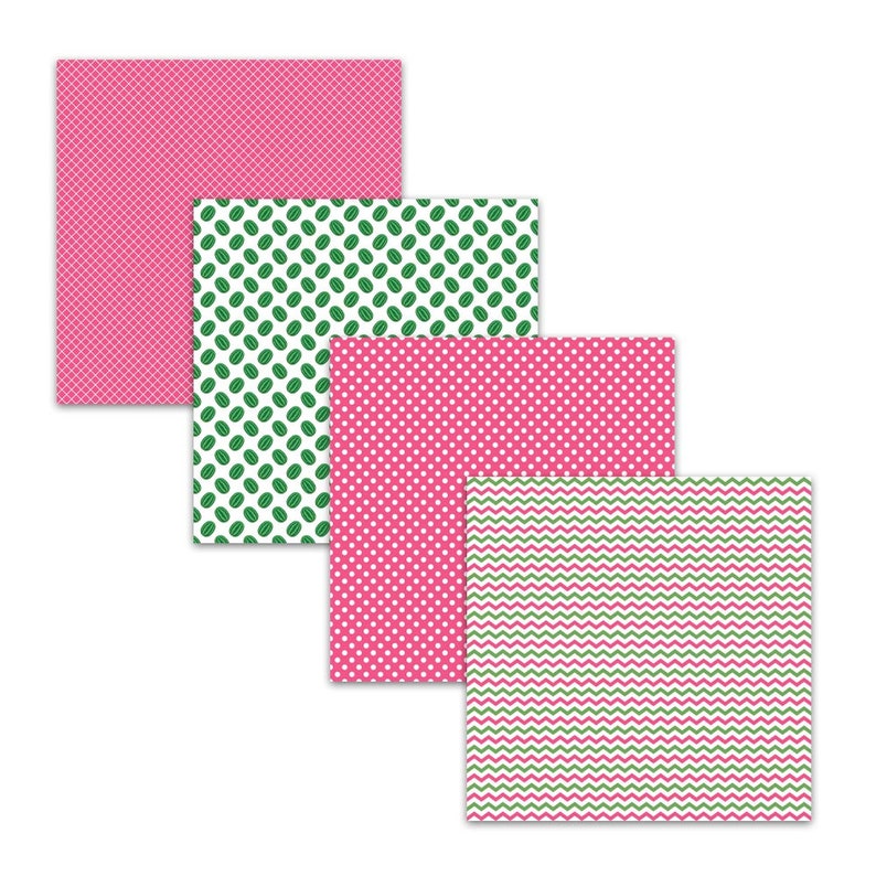 Watermelon Digital Paper Pack for Spring & Summer Scrapbook Pages ...