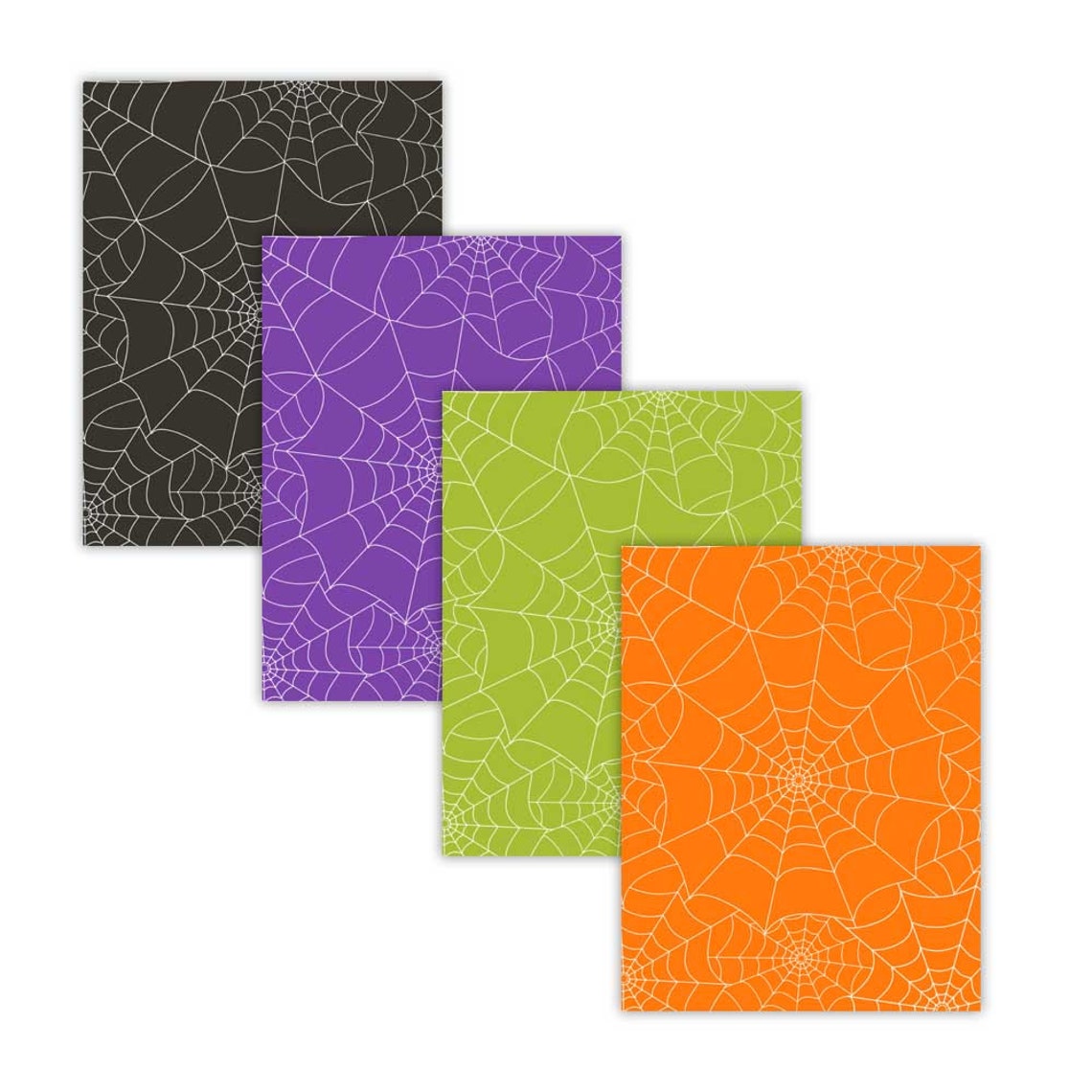 Printable Halloween Spider Web Digital Paper Pack Spider - Etsy