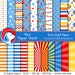 Circus & Carnival Digital Papers for Circus Themed Birthday | Etsy