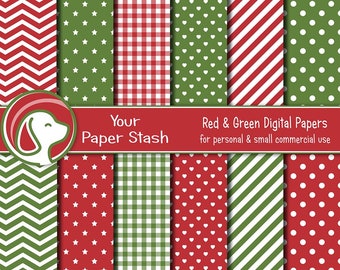 Textured Christmas Digital Scrapbook Papers Old Fashioned - Etsy