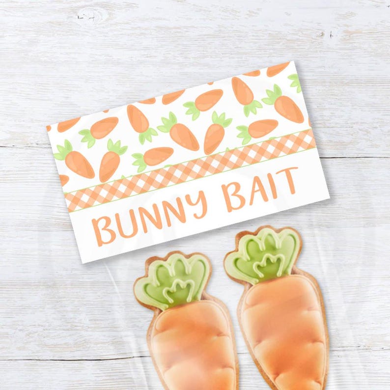 Printable Easter Bunny Bait Candy Bag Toppers, Easter Spring Party Kids ...