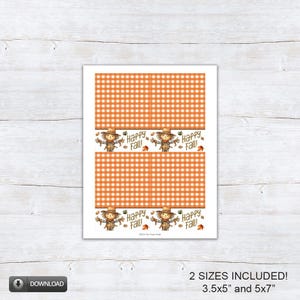 Happy Fall Scarecrow Cookie Cards for Thanksgiving and Autumn Parties ...