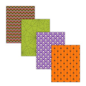 Printable Halloween Digital Papers W/ 12 Spooky Printable Papers With ...