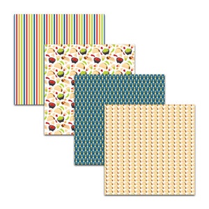 Taco Tuesday Digital Paper Pack, Cinco De Mayo Mexican Taco Food Chips ...
