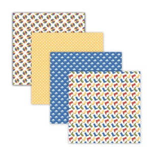 Spring Rain Digital Scrapbook Papers & Backgrounds With Rain Boots ...