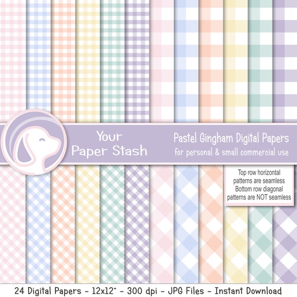 Gingham Paper - Etsy