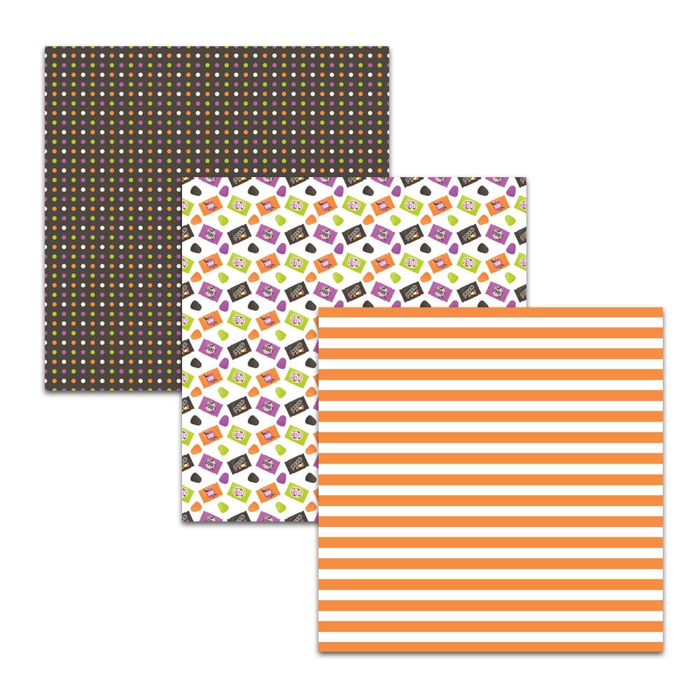 Halloween Candy Backgrounds, Halloween Digital Scrapbook Papers, Spooky ...