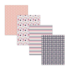 Printable Owl Digital Paper in Pink and Gray, Owl Decoupage Scrapbook ...