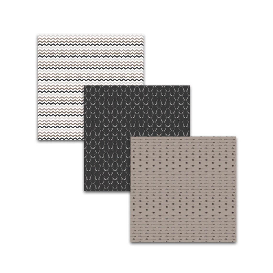 Hunting Digital Scrapbook Papers Seamless Camouflage Deer - Etsy