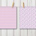 Romantic Heart Valentine's Day Digital Paper Pack, Pink and Lavender ...