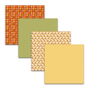 Pizza Party Digital Scrapbook Paper Backgrounds, Seamless Pizzeria ...