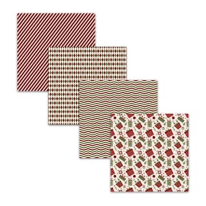Textured Christmas Digital Scrapbook Papers, Old Fashioned Scrapbook ...