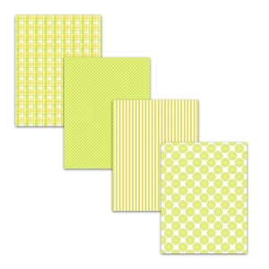8.5x11" Lemon Lime Digital Paper Pack, Summer Scrapbooking Pages ...