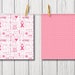 Pink Breast Cancer Awareness Digital Papers Backgrounds, Hope Ribbons ...