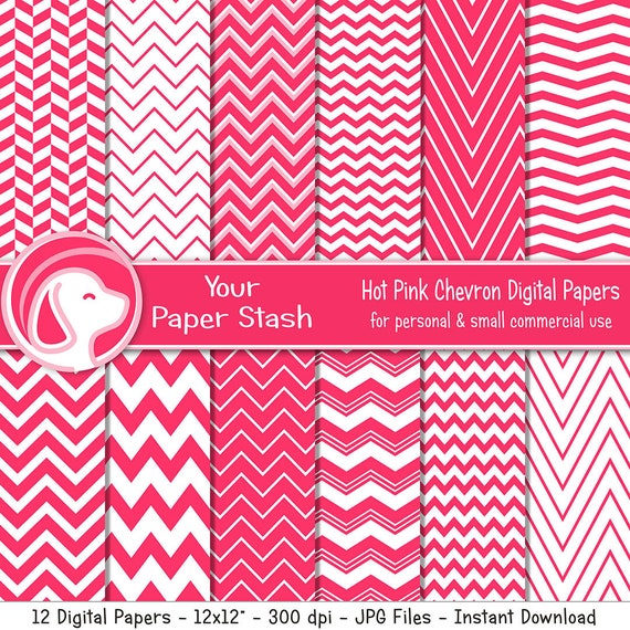 Hot Pink Chevron Backgrounds