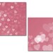 Valentine's Day Digital Paper Pack With Red & Pink Heart Bokeh ...