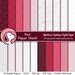 Pink & Black Digital Paper Pack for Valentine's Day Wedding and ...