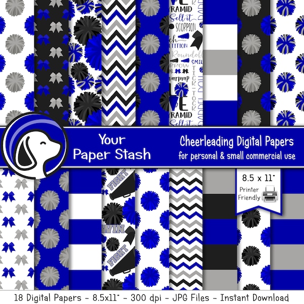 Royal Blue Paper - Etsy