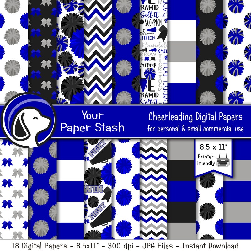 Royal Blue Paper - Etsy