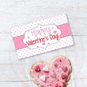 Valentine's Day Candy Bag Toppers for Classroom Valentine Themed ...