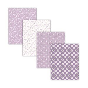 Lavender Floral Watercolor Digital Paper Pack, Spring Romantic Floral ...