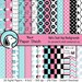 Back to School Digital Paper Pack, Kid Scrapbooking Paper Patterns ...