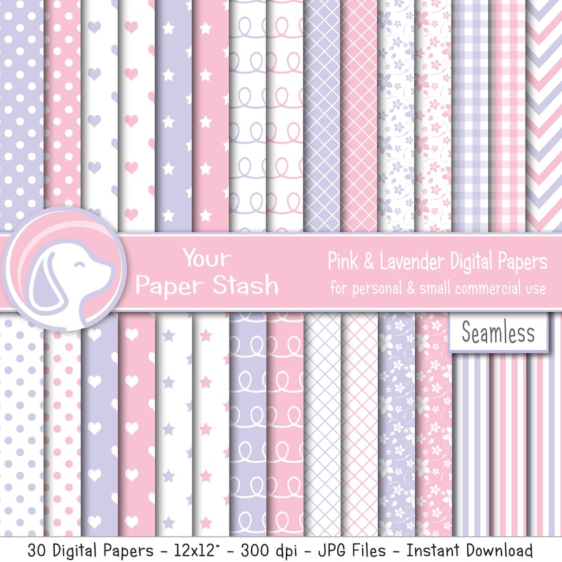Pink Digital Paper - Etsy