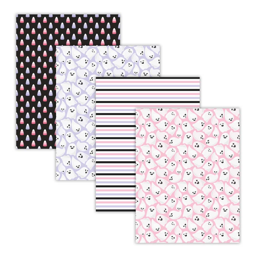 Printable Halloween Ghost Boo Digital Paper Pack Halloween - Etsy